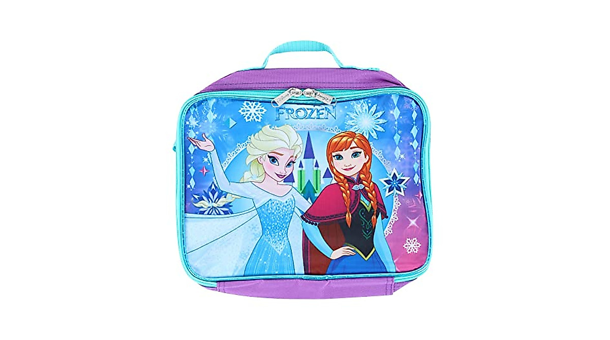 Frozen Anna & Elsa 16" Backpack + Detachable Lunch Box