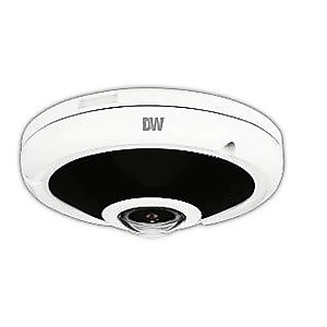 DIGITAL WATCHDOG DWC-PVF5DI1TW MEGApix PANO 5MP IR 3D DNR Network Outdoor Panoramic fisheye Dome Camra with 1.5mm Lens, RJ45 Connection