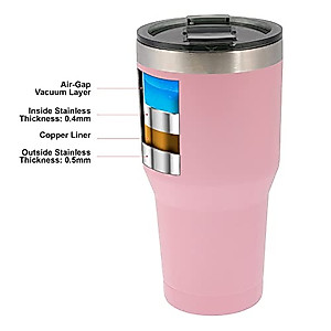 OZARK TRAIL stainless steel 4 Pack 30 Ounce Double Wall Vacuum Sealed Rambler Tumbler, Powder Coated, 803-128-4PK