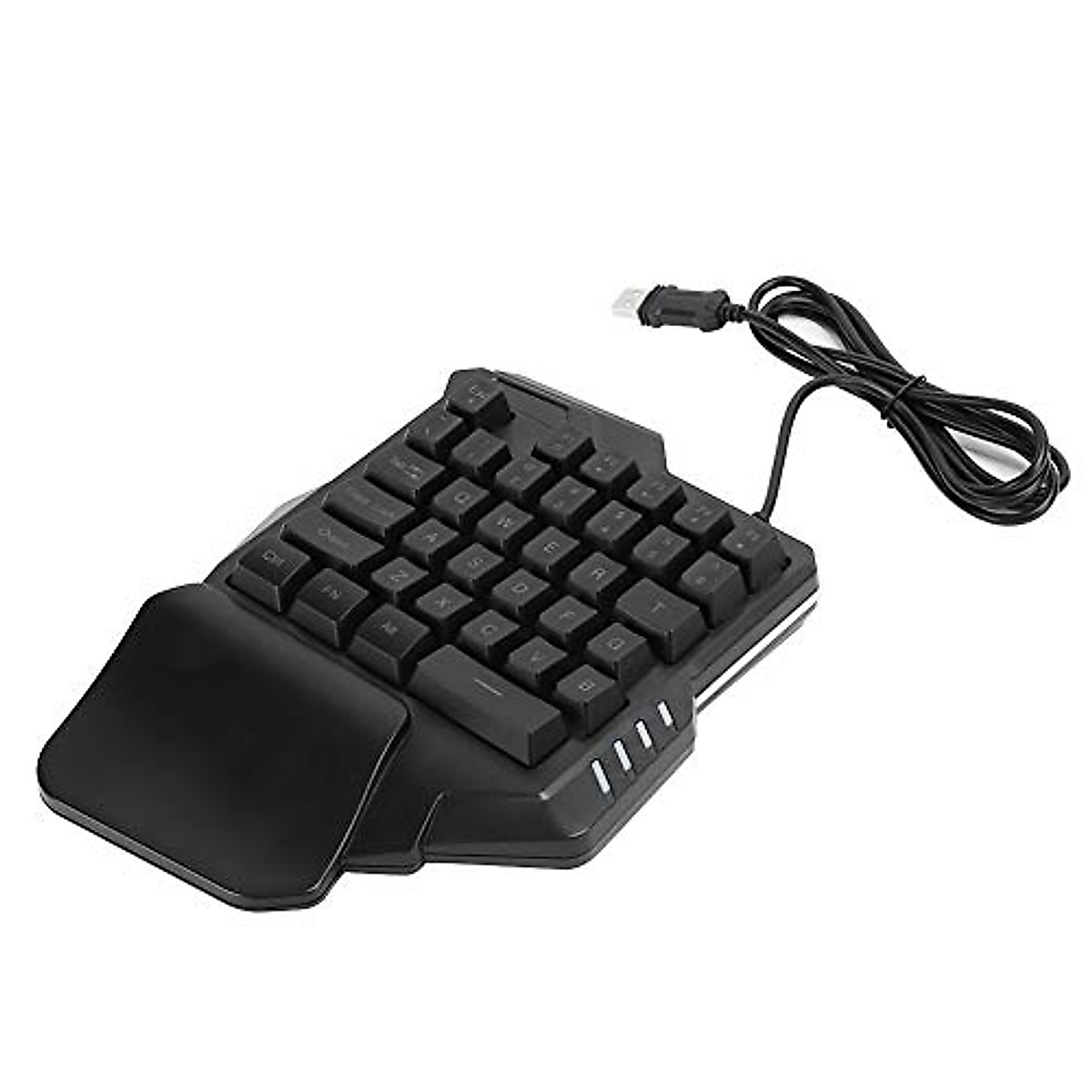 G30 One Handed Gaming Keyboard , Professional LED Backlit Keyboard , Compact 35 Keys Half Keyboard Gaming Keypad for win2000 ,XP ,Me ,Vista7 ,8 ,OS X Black