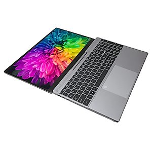 GLOGLOW Office Laptop, Business Laptop Fingerprint Reader 15.6in Touchscreen 12GB DDR5 RAM for Family (US Plug 1TB)