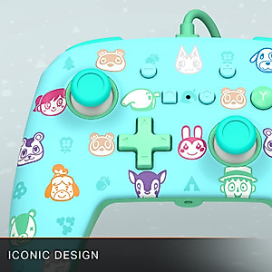 PowerA Enhanced Wired Controller for Nintendo Switch - Animal Crossing