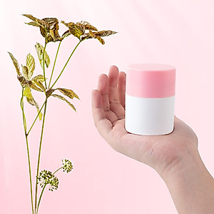 3 Pc Airless Pump Jar, Airless Pump Jars Sets, Containers for Toiletries, Lotion Dispenser, Moisturizer Container, Airless Pump Bottles, Small Containers, Drunk Elephant Container, Cosmetic Cream Jar