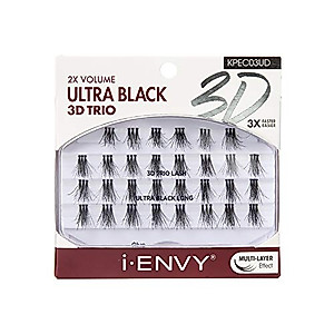 i-ENVY 3D Trio Ultra Black Long Lashes (3 PACK)