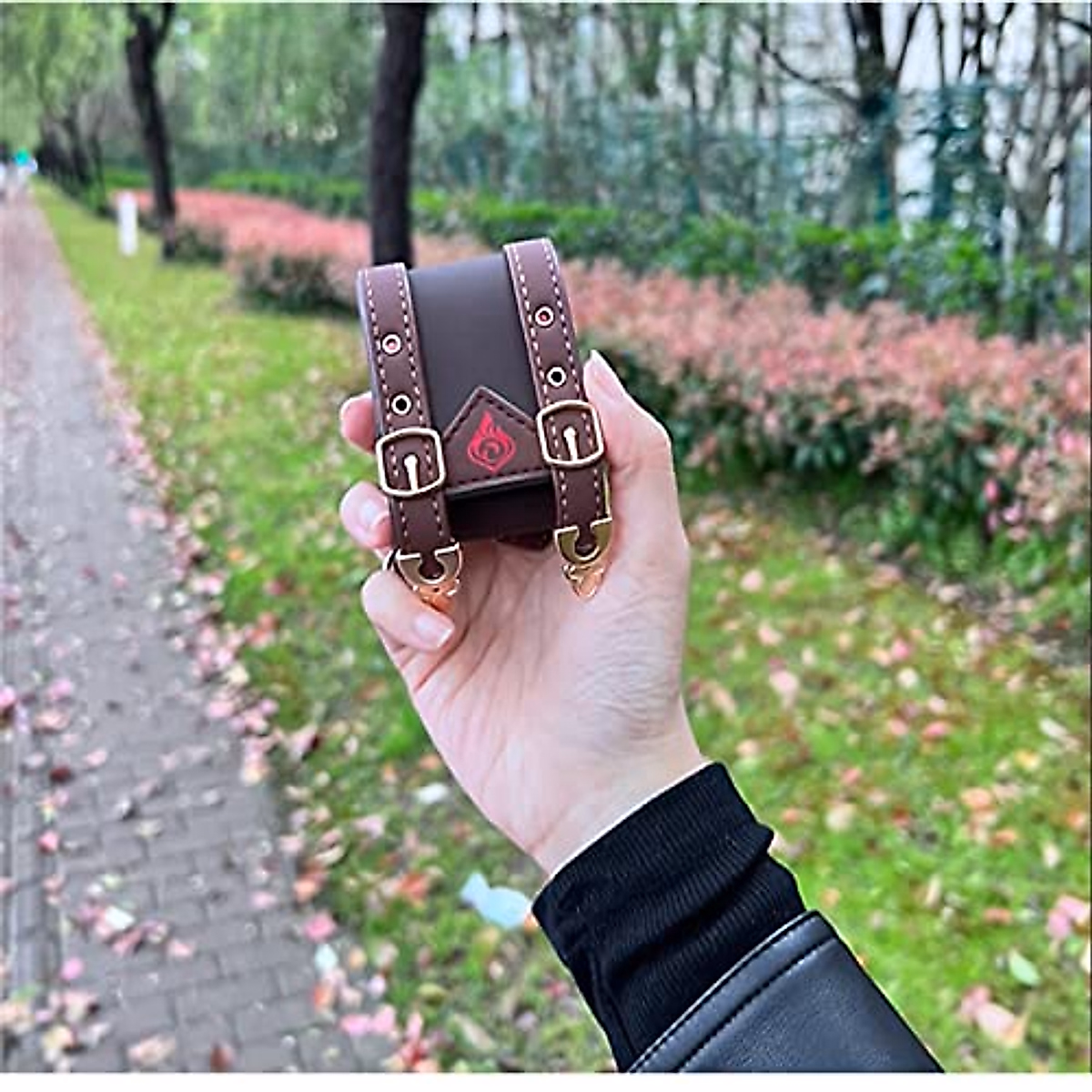 Game Genshin Impact Official Klee Backpack Earphone Case Protective Case for Airpods Pro Redmi Headphone Box