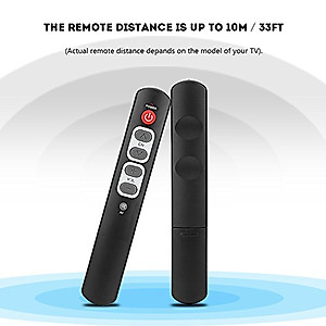 Tihebeyan Universal Learning Remote Control with 6 Keys Big Buttons Smart Controller for TV STB DVD DVB HiFi VCR(Gray)