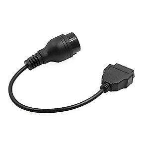 uxcell 38 Pin to 16 Pin OBDII OBD2 Diagnostic Adapter Connector Cable Tool for Reading Diagnostics Info from Scanner for Mercedes-Benz