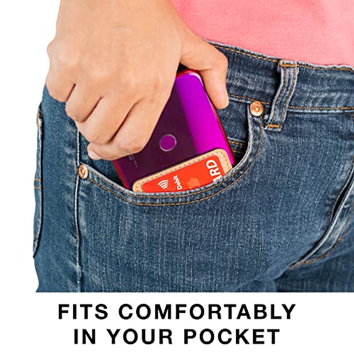 RYTOO Sublimation Blanks Phone Wallet - PU Leather Card Holder for Back of Phone Stick on iPhone Android HTV Friendly DIY Blanks for Vinyl Projects (White PU Leather)