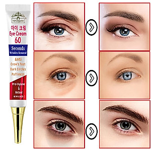 Instant eye cream with retinol, firming, anti-puffiness, wrinkles, removing dark circles, moisturizing skin (1)