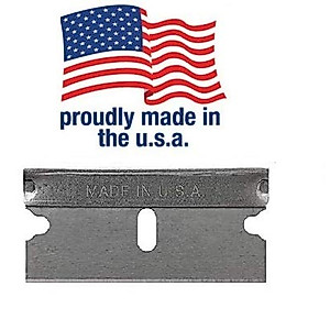 FitAll - 20 Pack Razor Blades-Replacement Razor Blades Single Edge, (20 pack Single Edge Razor Blades) Made in USA