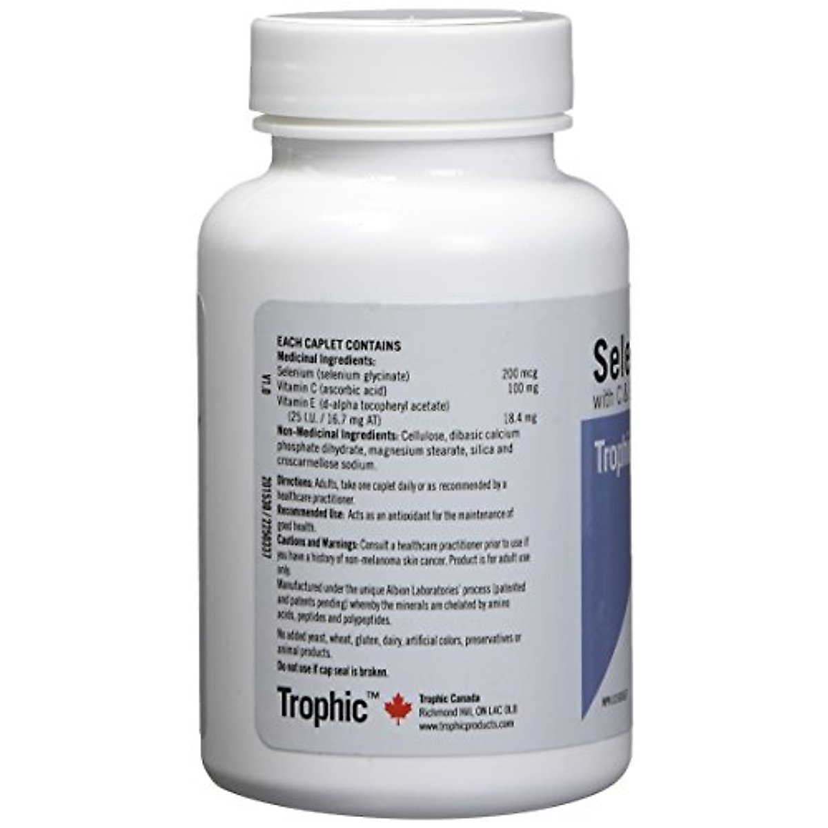 TROPHIC Selenium with C E, 60 CT