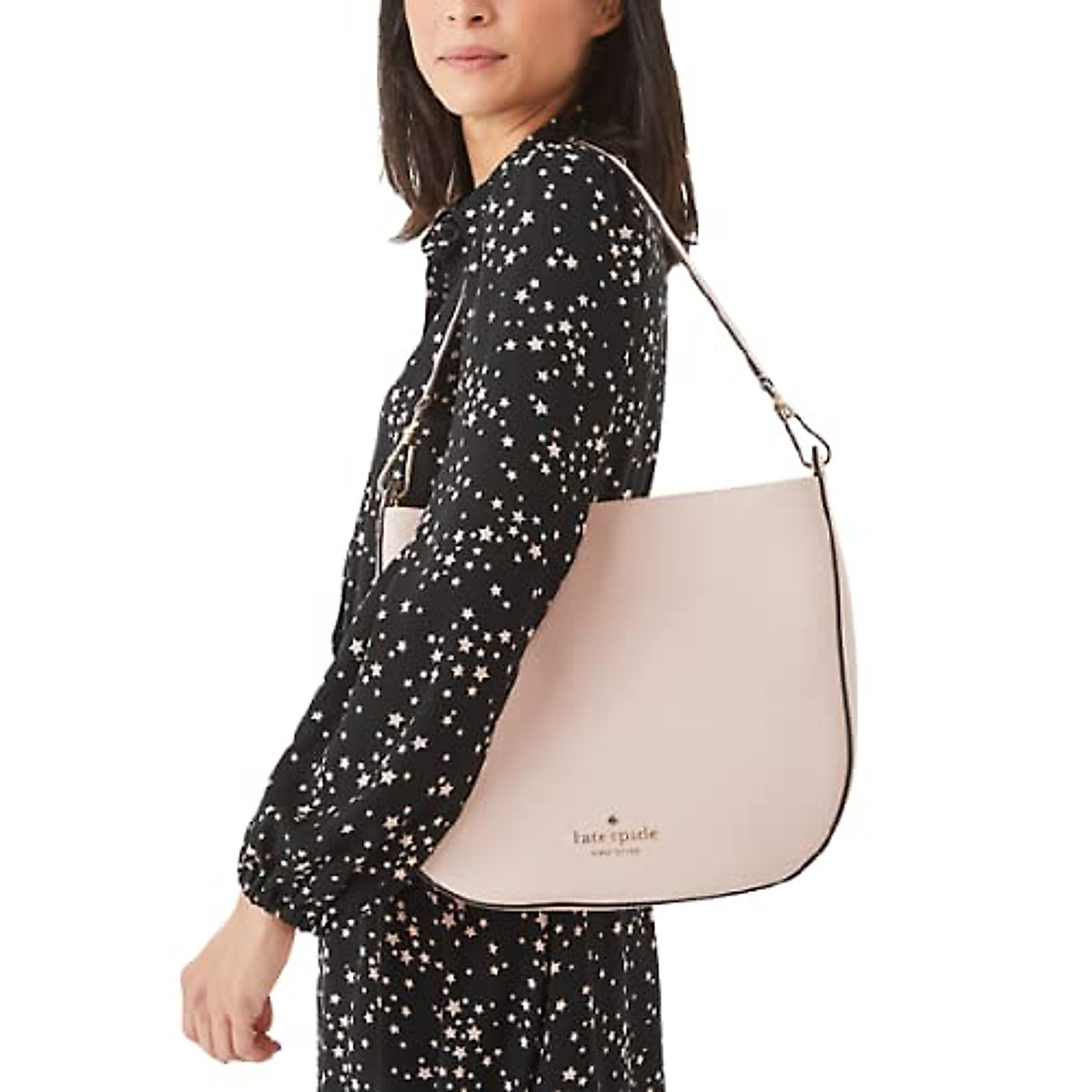 Kate Spade New York Lexy Shoulder Bag Women's Leather Handbag Rose Smoke