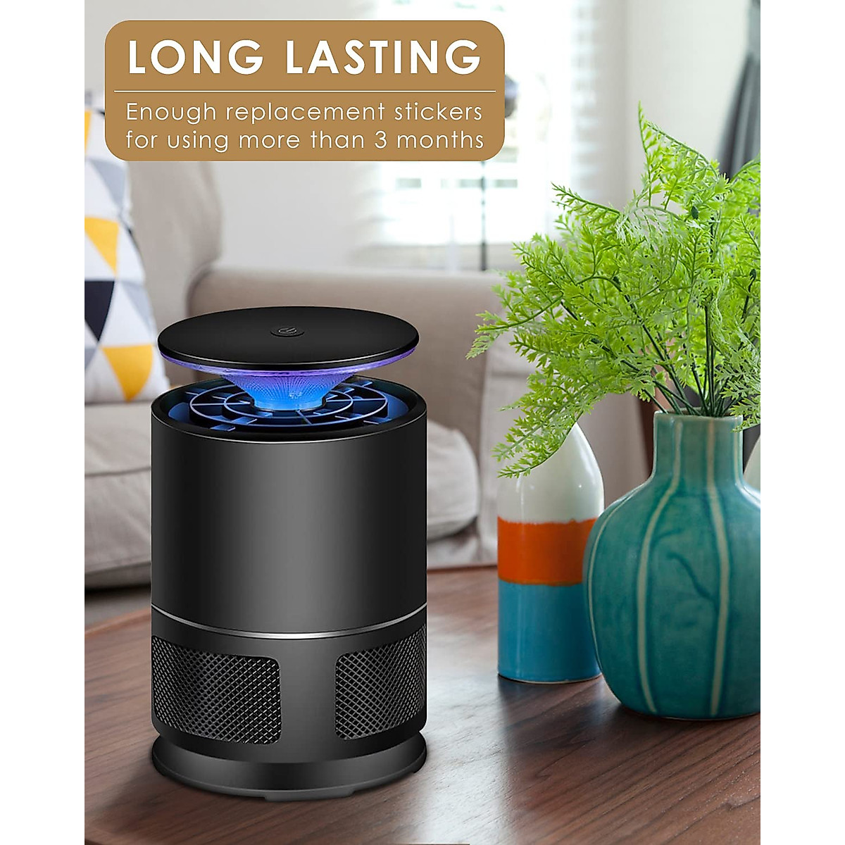 30 Pack 4.3” Replacement Glue Boards for Katchy, Indoor Glue Boards Refill Sticky Cards Compatible with Katchy, for Fenun and Other Models (White)