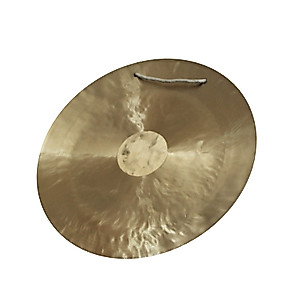 Arborea Gong Sun Wind Gong Great for Sound Healing 16 Inch Gong Beautiful and Calming Gong Sound Include Gong Mallet and Hanging String Authentic Chinese Wind Gong