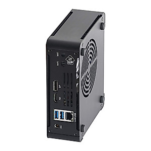 HUNSN 4K Mini PC, Desktop Computer, Server, I7 7700HQ 7820HK 7820HQ, Windows 11 / Linux Ubuntu, BM21b, Wi-Fi6, BT5.2, DP, HDMI, 6 x USB3.0, Type-C, LAN, Smart Fan, 16G RAM, 512G SSD