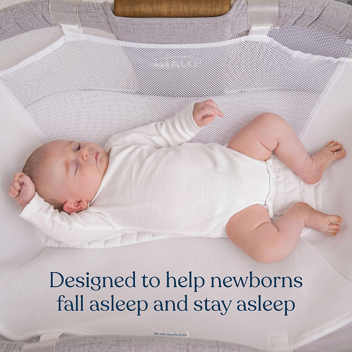 HALO Newborn Mesh Insert for Bassinet, Only HALO Approved BassiNest Insert, Compatible with HALO 3.0, Luxe, Premiere, Flex, and Glide BassiNests