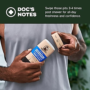 Dr. Squatch Natural Deodorant for Men – Odor-Squatching Men's Deodorant Aluminum Free - Pine Tar + Birchwood Breeze (2.65 oz, 2 Pack)