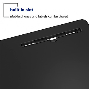 Rolling Laptop Stands Desk Cart Height Adjustable, soges 31.5 inches Mobile Sofa Side Table with Tablet Slot, Portable Standing Laptop Table, Small C Table for Couch Bed Sofa, Black, ZS-05-3-80B