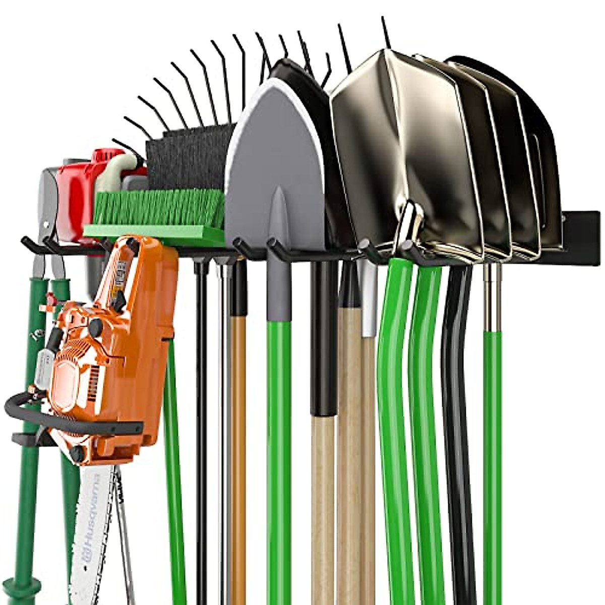 Godboat Garage Organization, Tool Organizer, Garage Storage, Garden Tool Organizer, Heavy-Duty Design, Keeps Tools Well-Organized, Max Load 220 lbs, Perfect for Fathers Day, Garage Gifts for Men