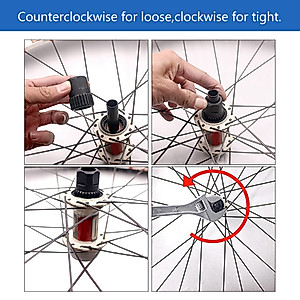 Watris Veiyi Mountain Bike Rear Hub Lock Ring Tool, Bicycle Rear Hub Lock Ring Nut Removal Repairing Tool, Ratchet Drive Rear Hubs Accessories Compatible with Swiss DT 240S 240 340 350 440 540 Ratchet