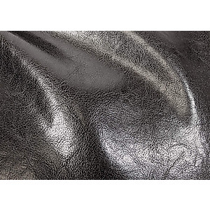 VViViD Bycast65 Black Gloss Top-Grain Faux Leather Marine Vinyl Fabric (1.5ft x 54")