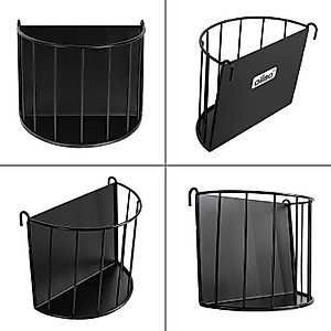 Oiibo Rabbit Hay Feeder, Less Wasted Guinea Pig Hay Feeder Bunny Hay Feeders with Heavy Duty Metal Frame Hay Holder Rack for Guinea Pigs, Rabbit, Chinchilla, Bunny