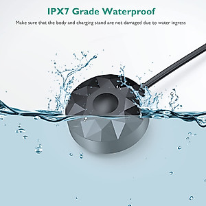 Replacement Charger Base Compatible with Braun Oral B iO Series 7 8 9 Electric Toothbrush, Magnetic Travel Charging Base for Oral-B iO Series 7 Series 8 Series 9 Replacement 3768 Adapter Cord Black