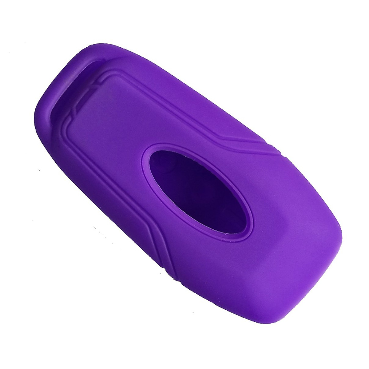 Qty(2) Alegender 5 Buttons Rubber Smart Key Cover Jacket Glove Holder for Ford Fusion Explorer F-150 Mustang Lincoln MKZ MKC Fob Remote