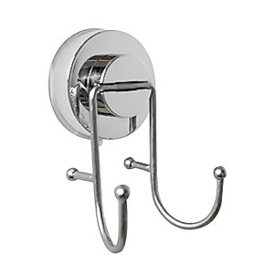 PRETYZOOM Suction Hooks for Shower Suction Cups Hangers Seamless Super Strong Double Hooks Desk Bookshelf Suction Cup Towel Hook Stainless Steel s Hooks Bow Hardware Sucker