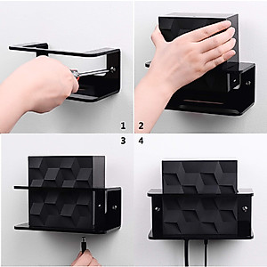 OkeMeeo Wall Mount for NETGEAR Nighthawk Mesh WiFi 6 - Holder for (MR60) and Mesh WiFi 6 Satellite (MS60) for Nighthawk MK64, MK63S, MK63 and MK62 (2 Pack)