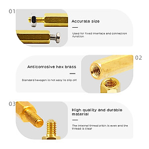 Geekworm for Raspberry Pi Installation Tool 100 Pcs/Lot M2.5 Series Hex Brass Spacer/Standoffs + Nuts + Screws w/Storage Case for Raspberry Pi 5/4B/3B+/3B/3A+/Zero W/2W Accessories Kit