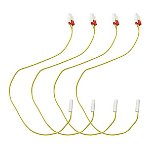 DA32-00006W 4PCS Defrost Temperature Sensor for Samsung Refrigerator RB1944SL RB215LABP RS253BASB RS255BASB RS2577BB RS253BABB by GRABOTE