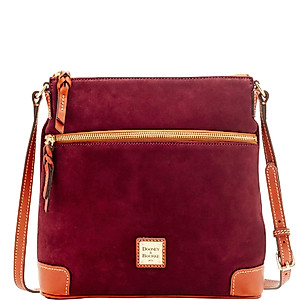 Dooney & Bourke Handbag, Suede Crossbody - Wine
