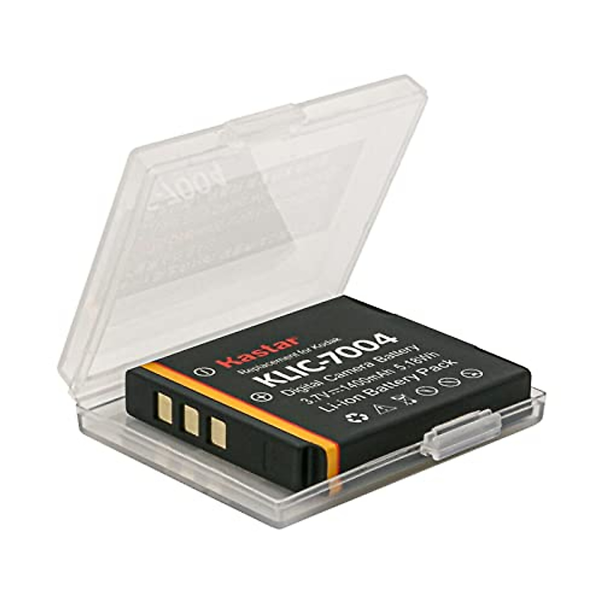 Kastar 2-Pack KLIC-7004 Battery and AC Wall Charger Replacement for Kodak KLIC-7004 K7004 Battery, Kodak K7700 Charger, Kodak Zi8, EasyShare V1233, EasyShare V1253, EasyShare V1273 Digital Camera