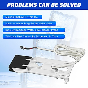 AUTOBABA 000008660 Ice Thickness Probe Assembly Compatible with Manitowoc Indigo Series Ice Machine Ice Machine Parts for Manitowoc 8660 Ice Thickness Control