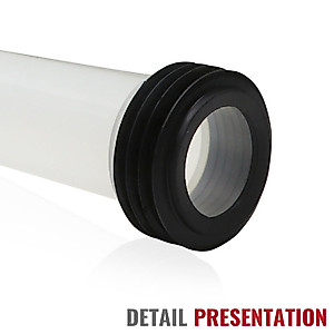 PuritySage Wall Hung Toilet Tank Pipe Connector Set,Compatible with Geberit 152.404.46.1/240.752.11.1,Toilet & Bidet Replacement Parts with HDPE Plastic,Easy Installation