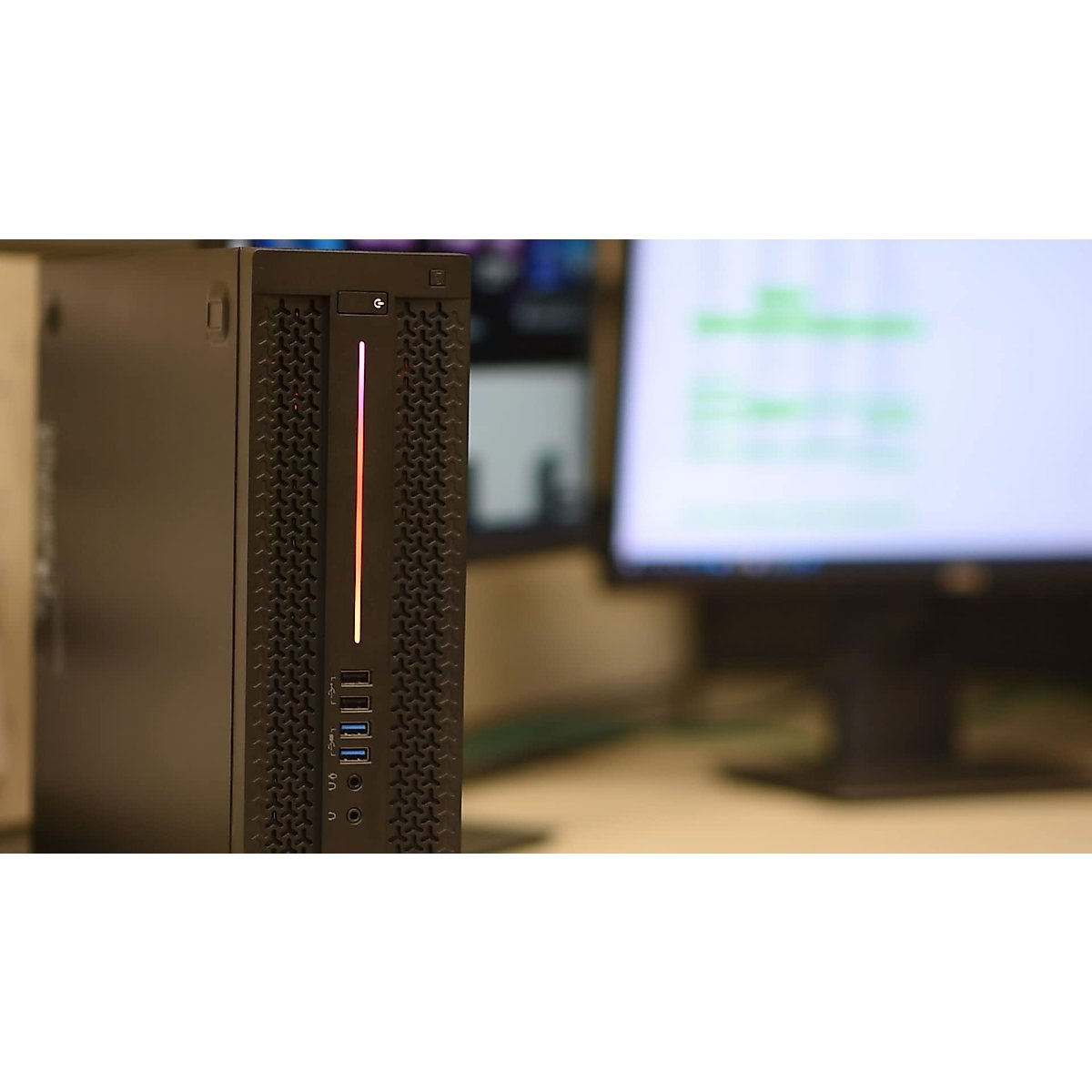 Refurbished 800G2 Desktop Computer PC - 6th Gen Intel i5-6500 - 16GB DDR4 RAM - Intel HD 530 Graphics - 1TB Solid State Drive (SSD) - RGB Lighting - Bluetooth - 5G WiFi - Windows 10 Pro (Renewed)