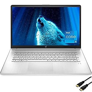 HP 17 Laptop PC, 11th Gen Intel Core i5-1135G7(Beats i7-1065G7), Iris Xe Graphics, 32GB DDR4 RAM, 1TB SSD, FHD IPS Anti-Glare Screen, Long Battery Life, Windows 11 S
