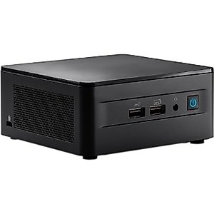 Intel NUC 12 Pro NUC12WSHv7 Barebone System - Mini PC - Socket BGA-1744 Core i7 12th Gen i7-1270P Dodeca-core (12 Core),Black