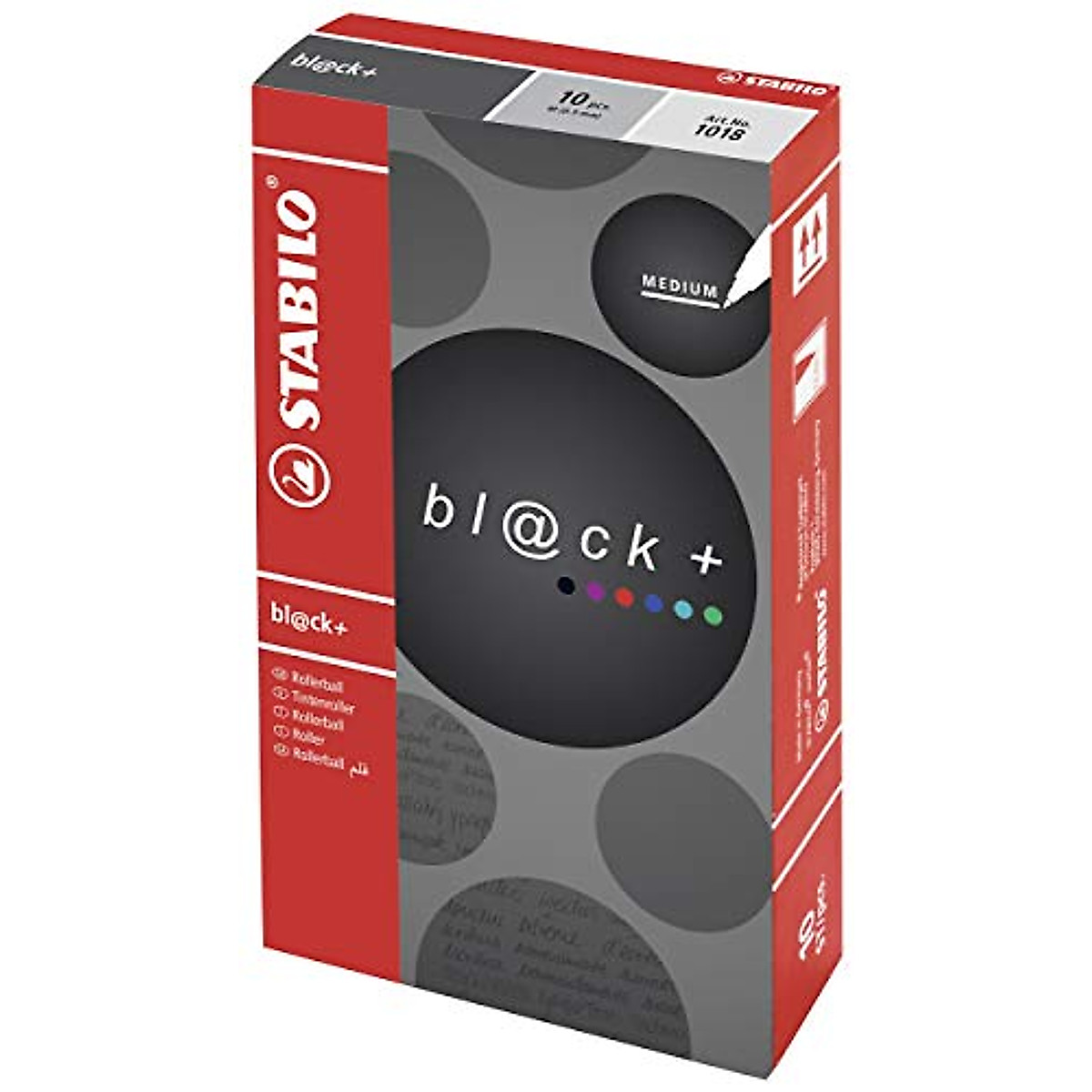Rollerball - STABILO bl@ck+ Box of 10 Black