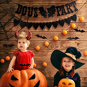 Gueevin 3 Pcs Til Death Do Us Part Banner Bride or Die Banner for Halloween Bachelorette Decoration Gothic Black Heart Bridal Shower Banner Day of The Dead Letter Including 36 Paper Cutouts