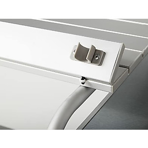 MOUNTAIN SUMMIT GEAR Deluxe Roll Top Kitchen Table for Camping made with Weather-Resistant Aluminum (by Caddis Sports Inc.)