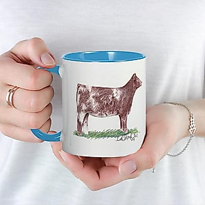 CafePress Shorthorn Heifer Mug Ceramic Coffee Mug, Tea Cup 11 oz