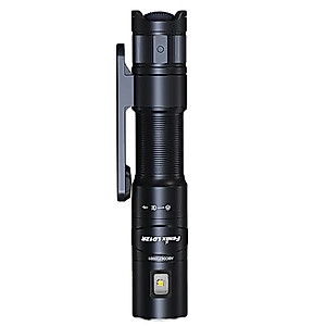 Fenix LD12R EDC Flashlight, 600 Lumen USB-C Rechargeable, AA Compatible, Main and Side Dual LEDs Work Light with Magnetic Clip and Lumentac AA Organizer