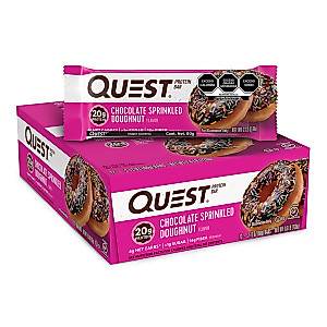 QUEST NUTRITION Chocolate Frosted Doughnut Protein Bar 12 Pack, 2.12 OZ