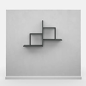 Ada Home Decor Webb Modern Anthracite Wall Shelf 22.83'' H x 33.86'' W x 7.87'' D / Wall Storage / Shelving Unit