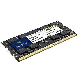 Timetec 32GB KIT(2x16GB) DDR4 2133MHz PC4-17000 Non-ECC Unbuffered 1.2V CL15 2Rx8 Dual Rank 260 Pin SODIMM Laptop Notebook PC Computer Memory RAM Module Upgrade (32GB KIT(2x16GB))