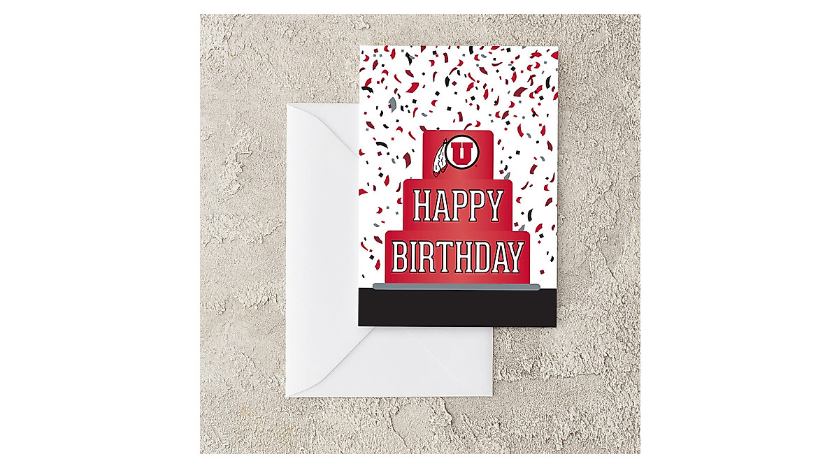 U of Utah Utes Birthday Card - Perfect for Fans