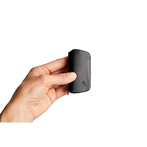 Bellroy Key Cover – Third Edition (Leather Key Holder, Holds 2 – 4 Keys) - Black