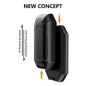 Hand Warmers Rechargeable, Dnaleao 2 Pack 4000mAh Electric Portable Pocket Heater, Heat Therapy Great for Outdoors, Hunting, Golf, Camping, Warm Gifts（Black）